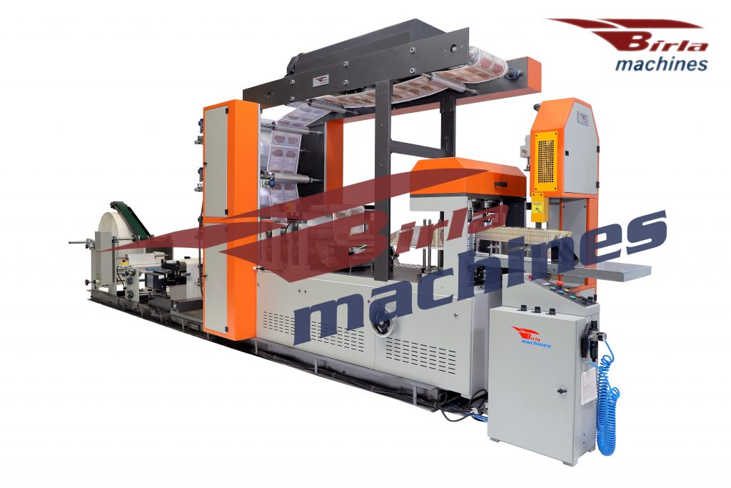 Multi Color Paper Napkin Printing Machine (Single Size) - Birla Machines