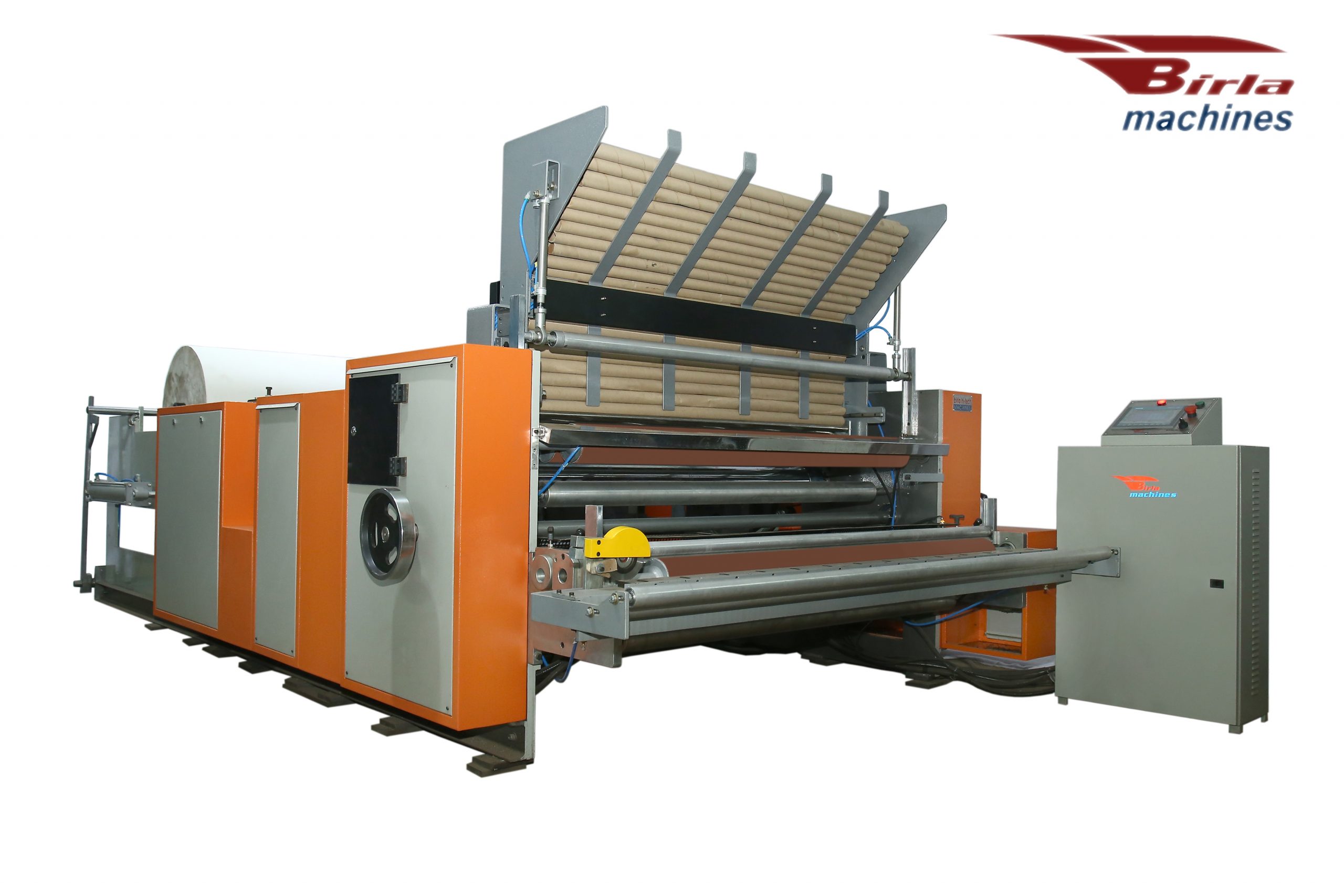 Toilet Paper Log Rewinder with JRT/HRT Attachment - Birla Machines